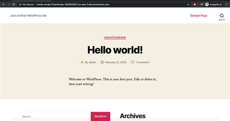 Highly Available Wordpress Deployment On Aws