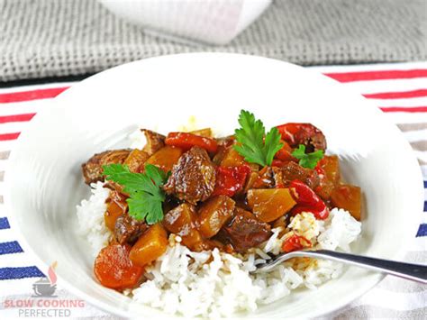 Slow Cooker Sweet And Sour Pork Slow Cooking Perfected