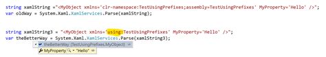 Allow Registering Xmlns Prefixes Using The Using Namespace Syntax Issue Dotnet Wpf