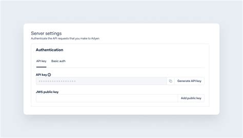 Revamp Of The Api Credentials Screens Adyen