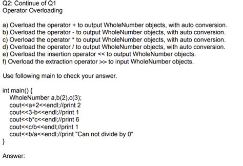 Solved A Implement An Abstract Class Number Implement