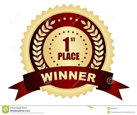 Golden Badge For 1st Place Winner