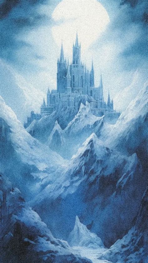 Frozen Фантастический мир Фэнтези Замок