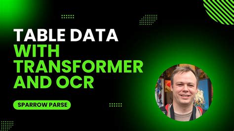Sparrow Parse Table Data Extraction With Table Transformer And Ocr
