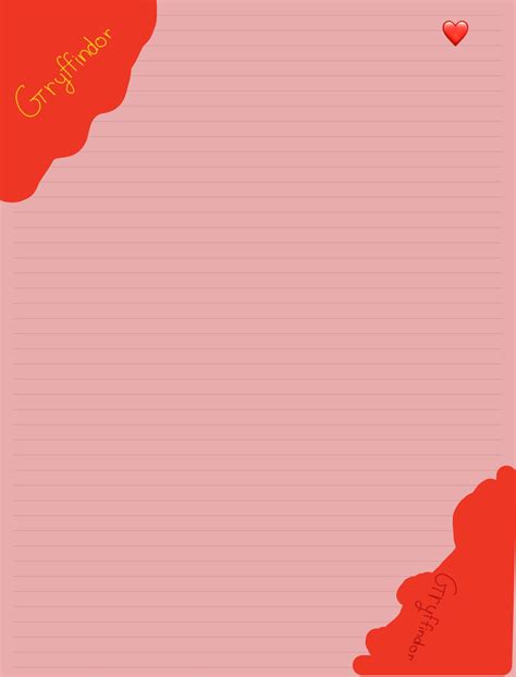 Aesthetic Gryffindor Red Diy Heading Note Notability Gallery