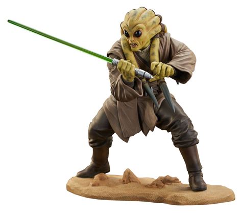 Sw Aotc Prem Coll Kit Fisto Statue