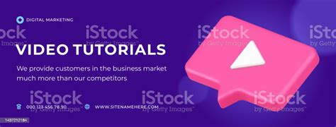 비디오 자습서 전자 학습 원격 교육 플랫폼 소셜 미디어 배너 템플릿 3d 아이콘 벡터 3차원 형태에 대한 스톡 벡터 아트 및 기타 이미지 3차원 형태 웹 회의 가리기