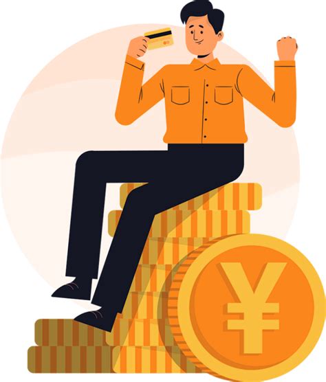 银行金融行业人物场景平面插画元素理财