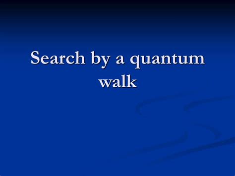 ppt quantum algorithms with polynomial speedups powerpoint