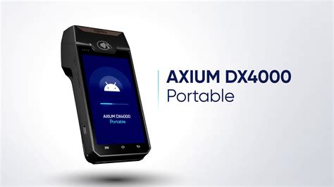 Ingenico With Axium Dx4000 Portable Enjoy A Seamless Checkout On The