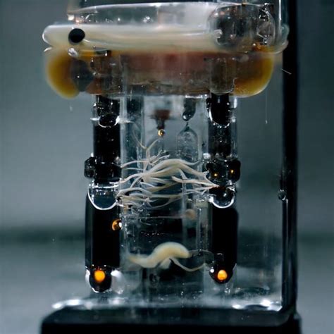 Ai Generated Alien Pcb Reimagine Technology Microfluidic Logic Circuit Analog Of Electronic