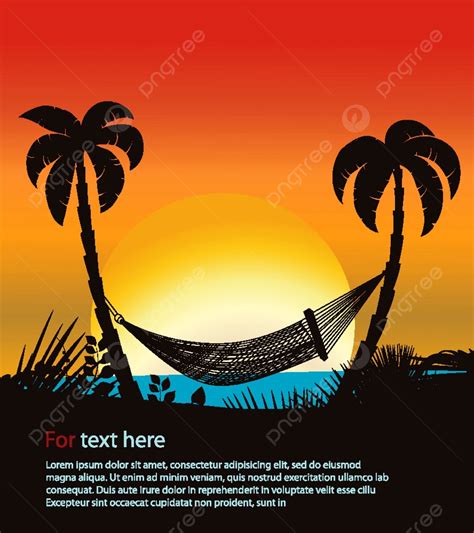 Vector Summer Background With Palm Trees Ornate Heat Floral