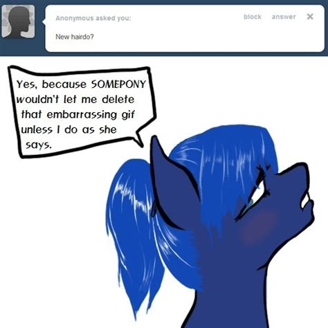 75809 Safe Artist Lyun Character Princess Luna Ask Lunatic Luna Female Simple Background