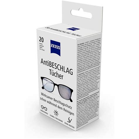 ZEISS ANTIFOG WIPES - Spray & drops