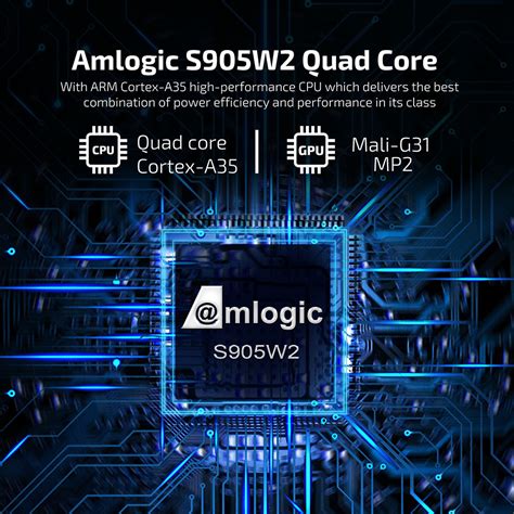 X98Q TV BOX Amlogic S905W2 1G RAM 8G ROM 5G WiFi AV1 4K UK Plug