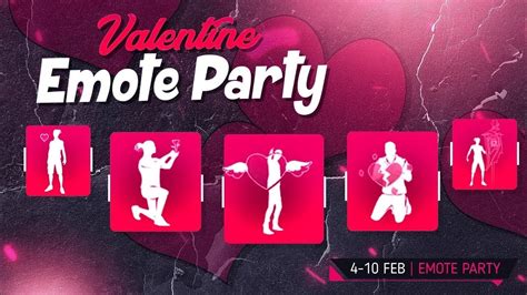 Valentine Emote Party Event Free Fire Rose Emote Return New Emote