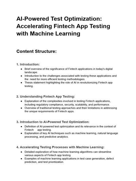 Ai Powered Test Optimization Accelerating Fintech App Testing With