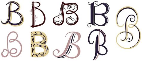 B Letters Vectors Svg Ai Uidownload