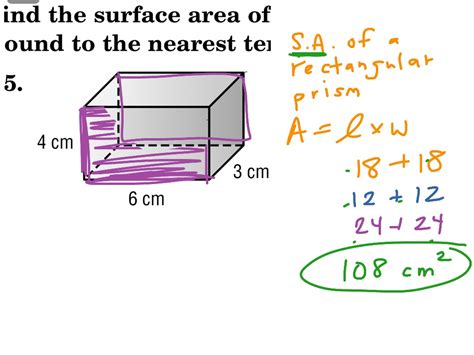 Surface Area Formula For A Rectangular Prism