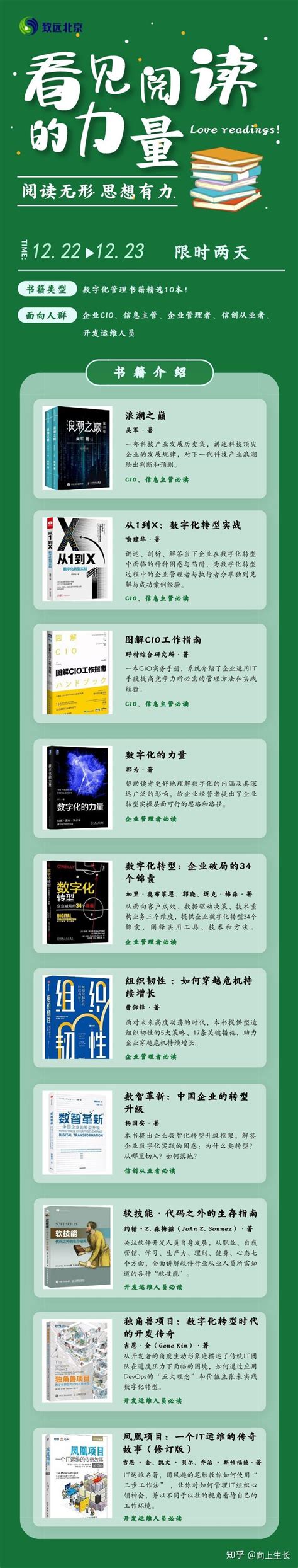 【书籍限时派送】数字化时代，管理者、it人的职场精进秘籍，速取！ 知乎