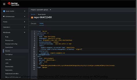 Argo CD Disaster Recovery Strategy Using Red Hat Advanced Cluster Management And OADP