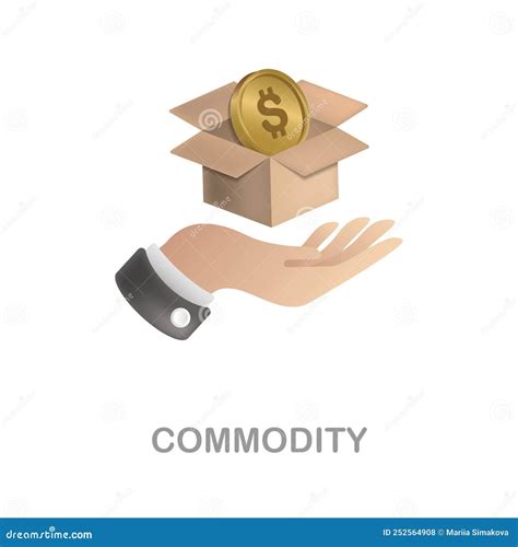 Commodity Icon 3d Illustration From Economic Collection Stock Vector Illustration Of Trade