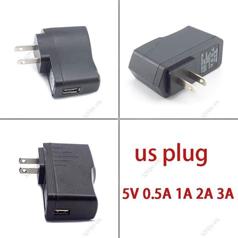 110 240v อะแดปเตอร์ Usb 5v 1a1000ma ใช้งานร่วมกับ 5v 05a500ma 2a