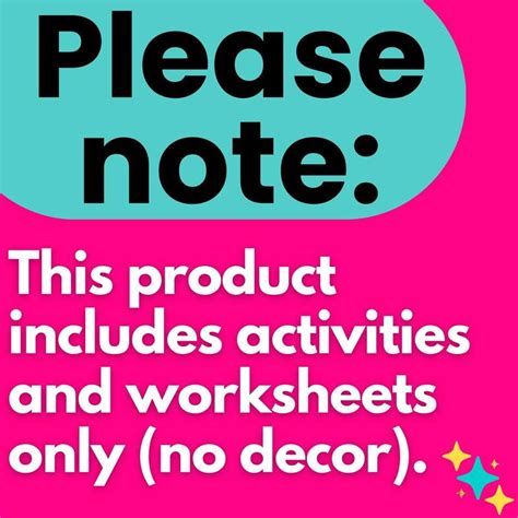 Sports Classroom Transformation Worksheets Only