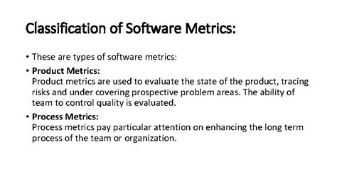 Software Measurement And Metrics Software Measurement And Metrics