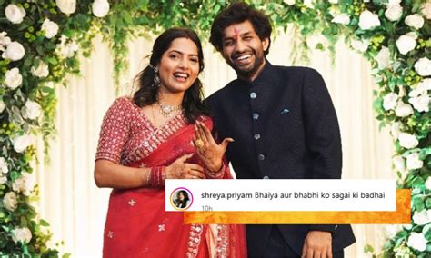 Comicstaan 3 Fame Shreya Priyam Roy Gets Engaged To Fellow Comedian Onkar Yadav Pics Inside