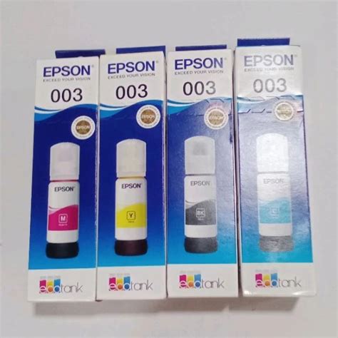 Epson 003 Printer Ink Set Box Packaging Size 65ml Per Bottle At ₹ 2200 Set In Mumbai