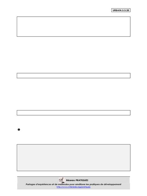 Fiche Pratique Credit 20 Formation Themes Uplift 1999 Pdf