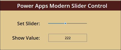 Power Apps Modern Slider Control How To Use