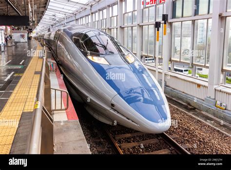 Shinkansen Train Type 500 High Speed Train Of Japan Rail Jr West At