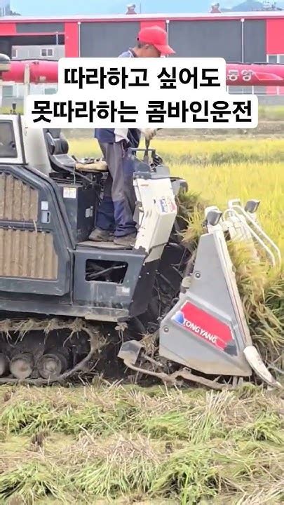 따라하고싶어도 못따라하는 콤바인 운전농기계전문채널엔테크농업용운반차동양농기계tym동양기계동양농기계i콤바인트랙터농기계구입로터리농기계구입콤바인벼수확