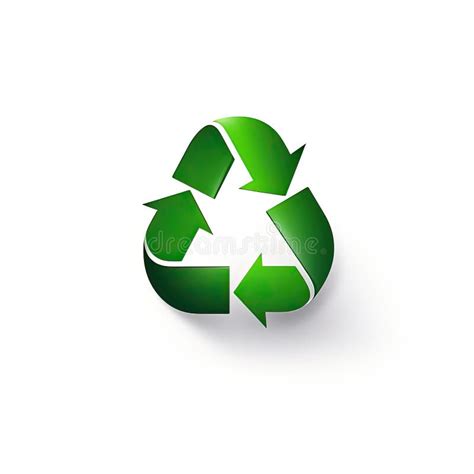 Minimalist Green Recycling Or Composting Arrow Button Logo Recycle