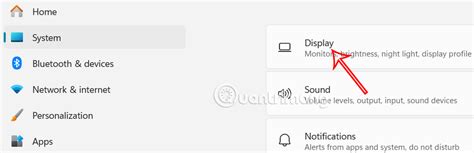 Cách khôi phục Display Settings trên Windows 11 QuanTriMang com