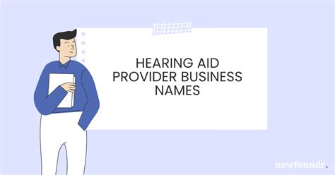 Unique Creative Catchy Hearing Aid Provider Business Names Ideas