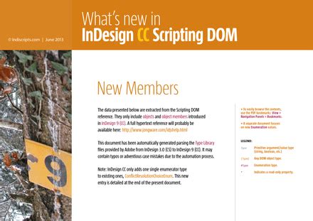 Indiscripts So What S New In Indesign Cc Scripting Dom