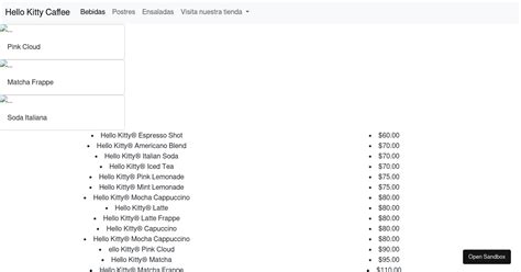 Den Hellow Kitty Codesandbox