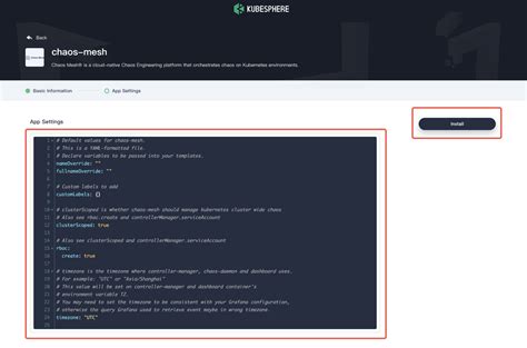 Deploy Chaos Mesh On Kubesphere Chaos Mesh
