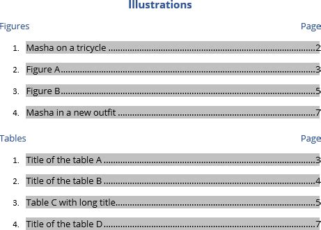 sukne ešte raz medziľudský how to insert list of figures in word ľalia