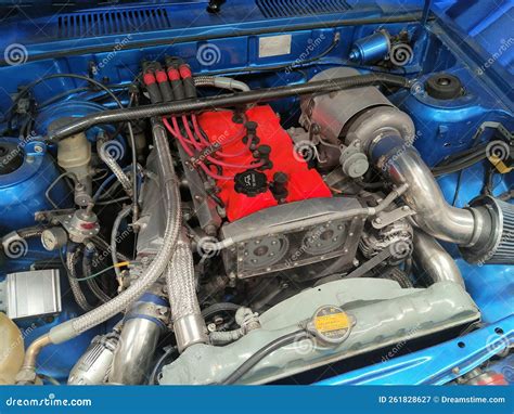 Drag Car Engine Editorial Photo 31089599
