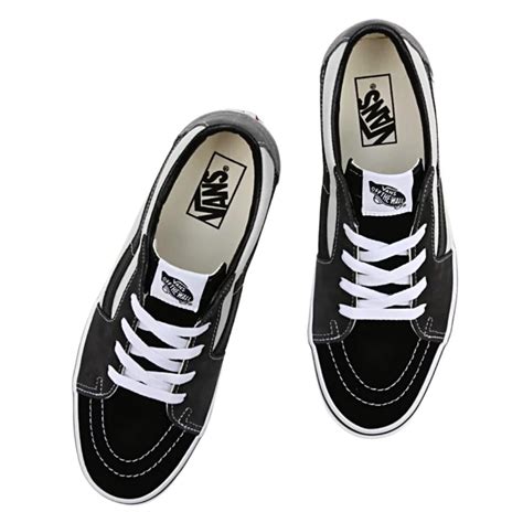 Vans Sk8 Low Skate Shoes Colourblock Drizzle White Free Uk