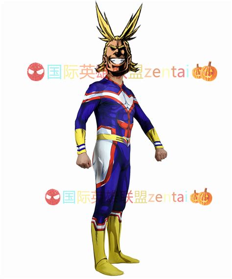 Mha Cosplay My Hero Academia All Might Cosplay Costume Full Body