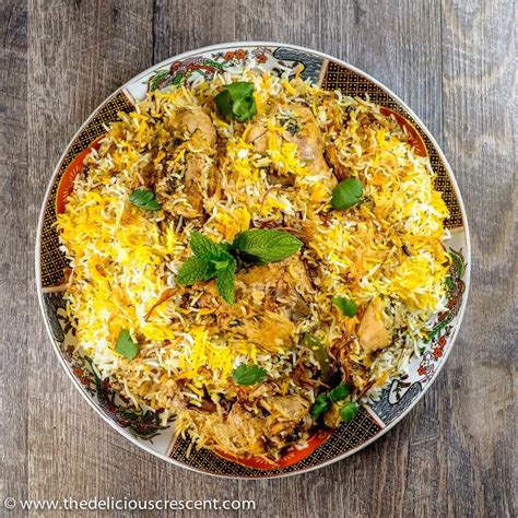 Easy Hyderabadi Chicken Biryani The Delicious Crescent