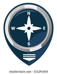 Compass Directions Map Pointer Stock Vector Royalty Free 151291454 Shutterstock