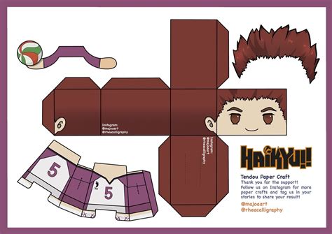 Anime Crafts 3d Paper Crafts Paper Toys Cardboard Cutout Paper