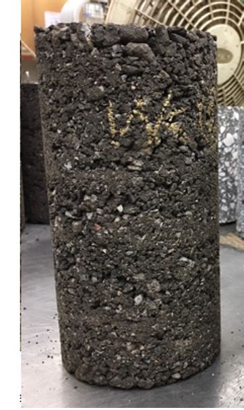 Rap Milling Resilient Modulus Test Specimens Before A And After Bc