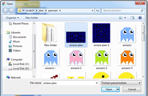 Pacman Game With Scratch